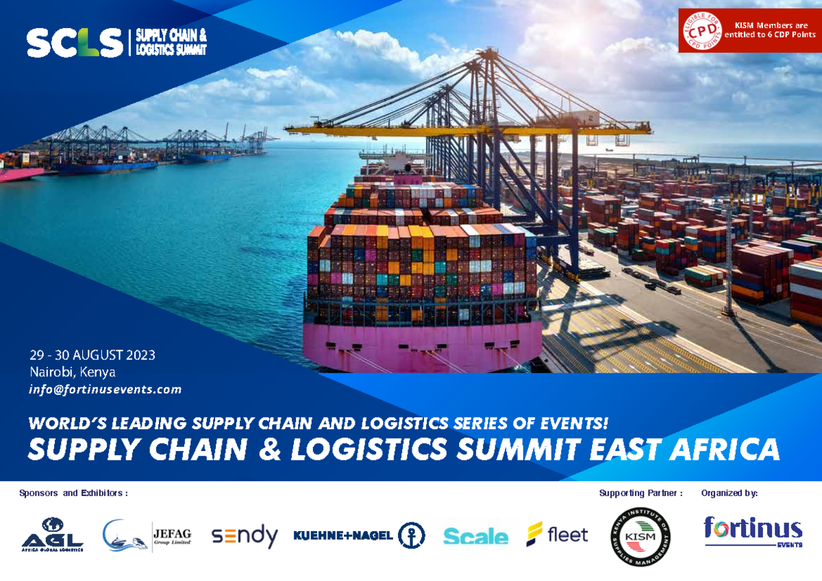 SCLS East Africa Brochure - SUPPLY CHAIN & LOGISTICS SUMMIT EAST AFRICA ...