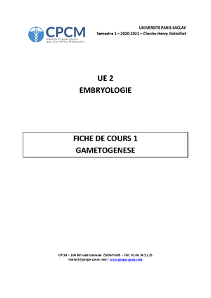 Abc tcf corriges is important for preparing for tcf - Embryologie - Studocu
