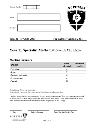 Snr specialist maths 21 formula sheet - Specialist Mathematics v1 ...