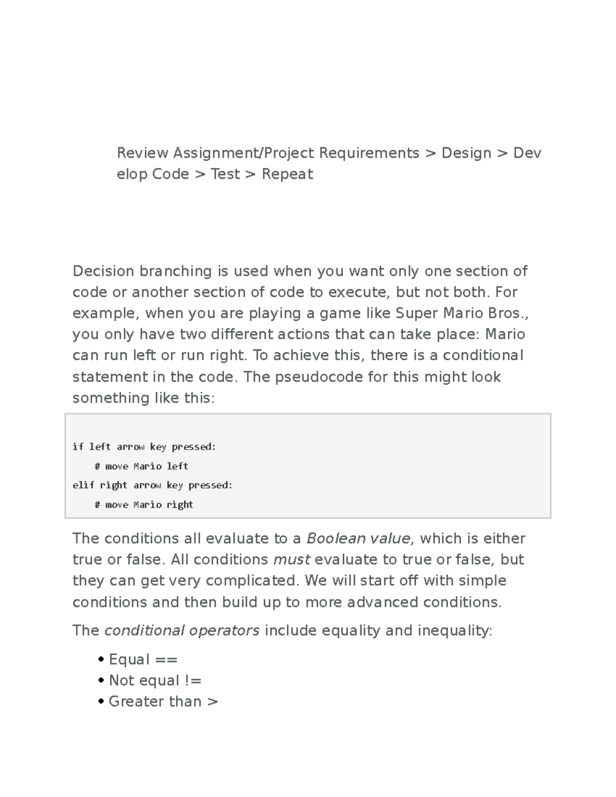 Mod3 - mod 3 - Review Assignment/Project Requirements > Design > Dev ...