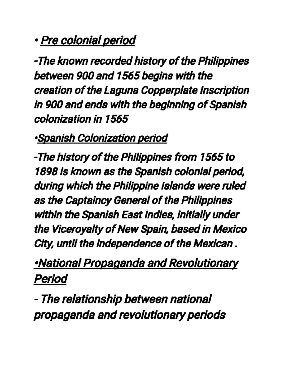 Pre colonial pe-WPS Office - • Pre colonial period - The known recorded ...
