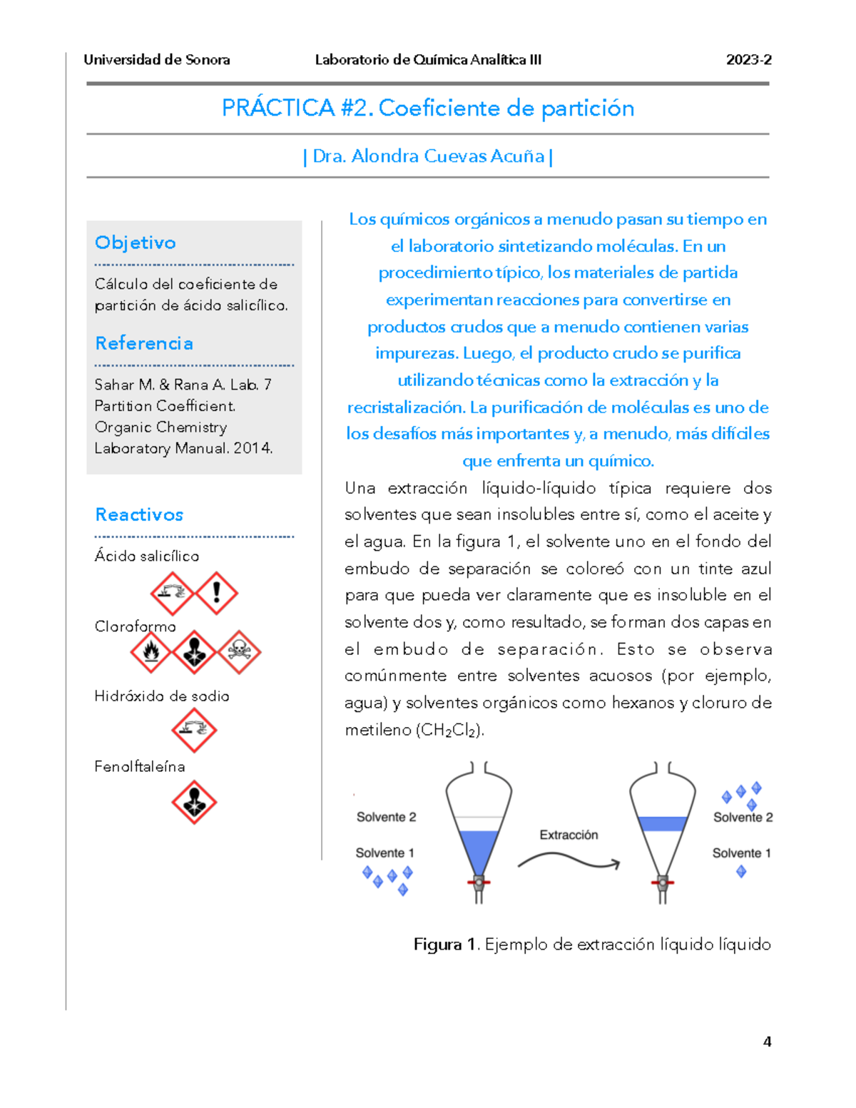 2. Coeficiente de particion - Los químicos orgánicos a menudo pasan su ...