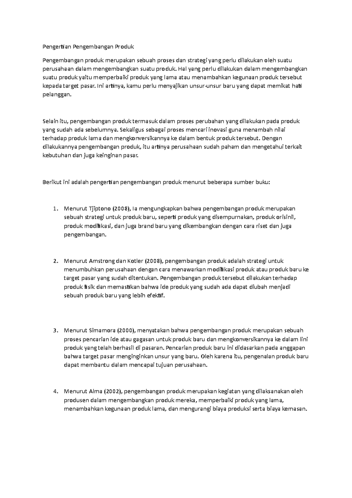 Definisi Pengembangan Produk - Pengertian Pengembangan Produk ...