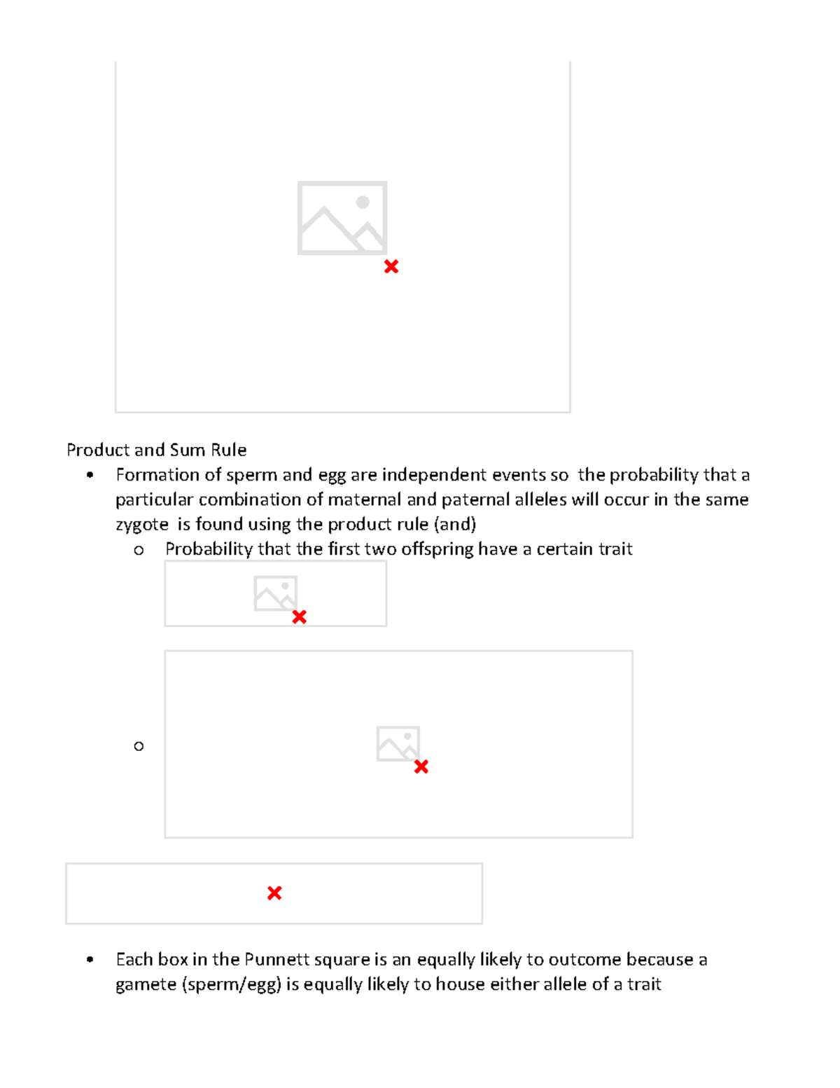 Mendelian Genetics-4 - Genetics notes - PAN 5005 - Product and Sum Rule ...