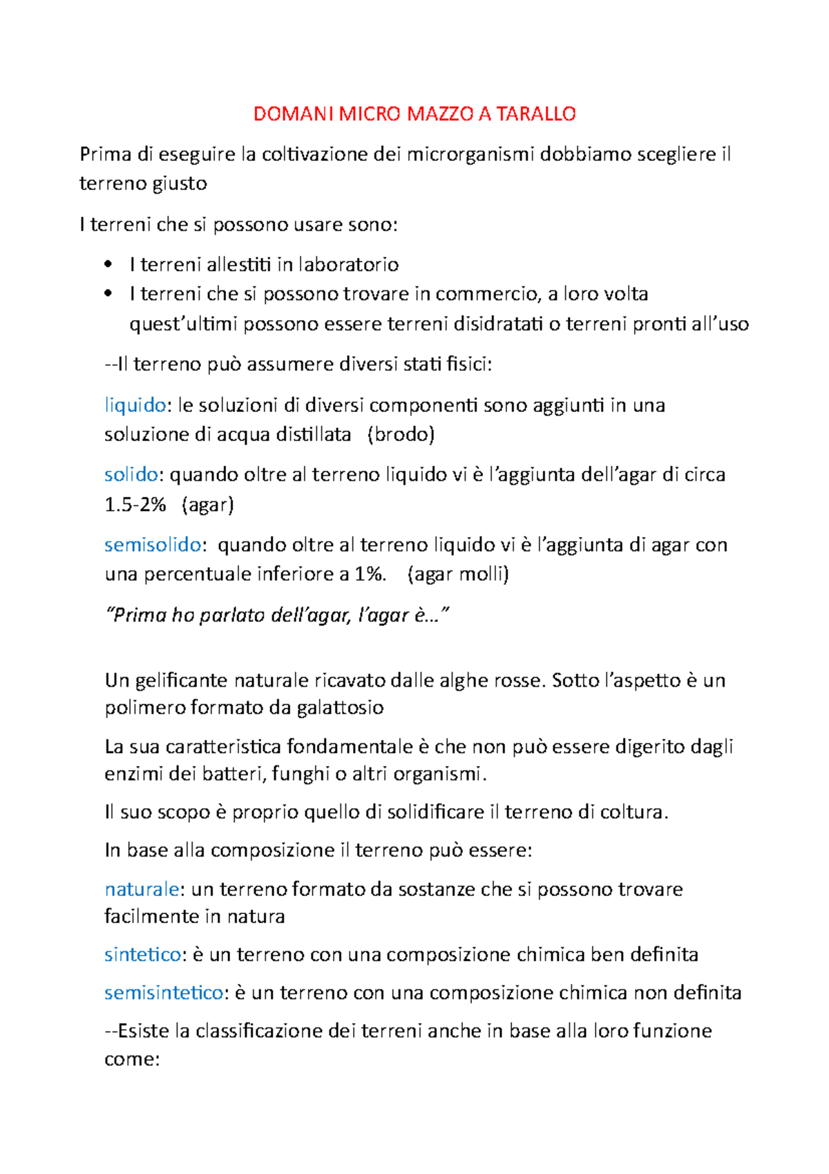 Domani Micro Mazzo A Tarallo - DOMANI MICRO MAZZO A TARALLO Prima di ...