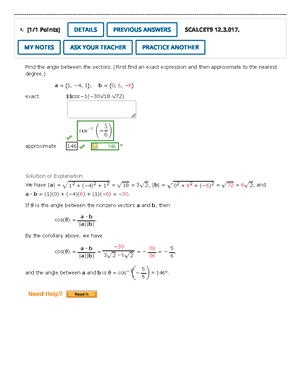 Homework 13.4 Kinematics - MAT 241 - Calculus III, section 22929 ...