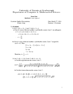 Module 9 lecture handout - Module 9 Lecture Handout Module 9 is about linear transformations and ...