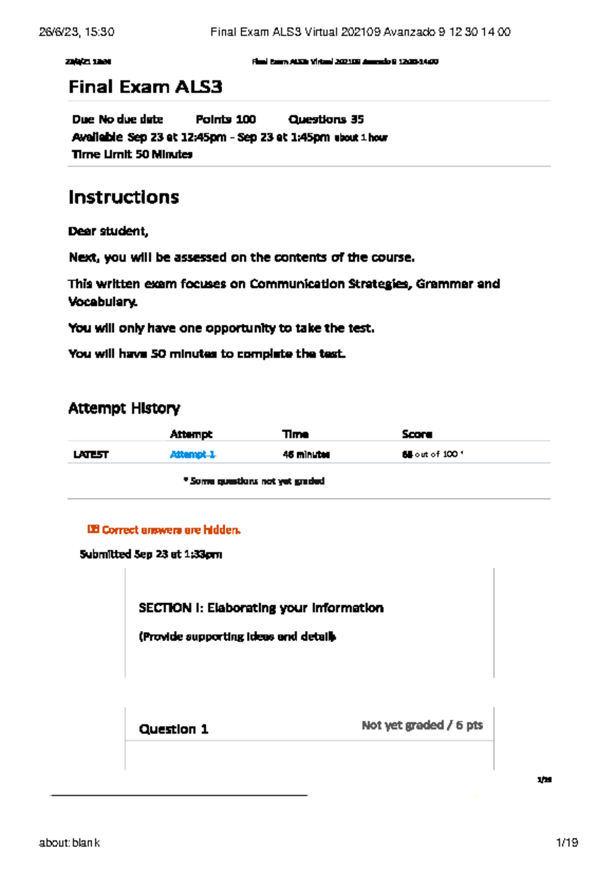 658918997 Examen Final Avanzado 9 - icpna.instructure/courses/25359 ...