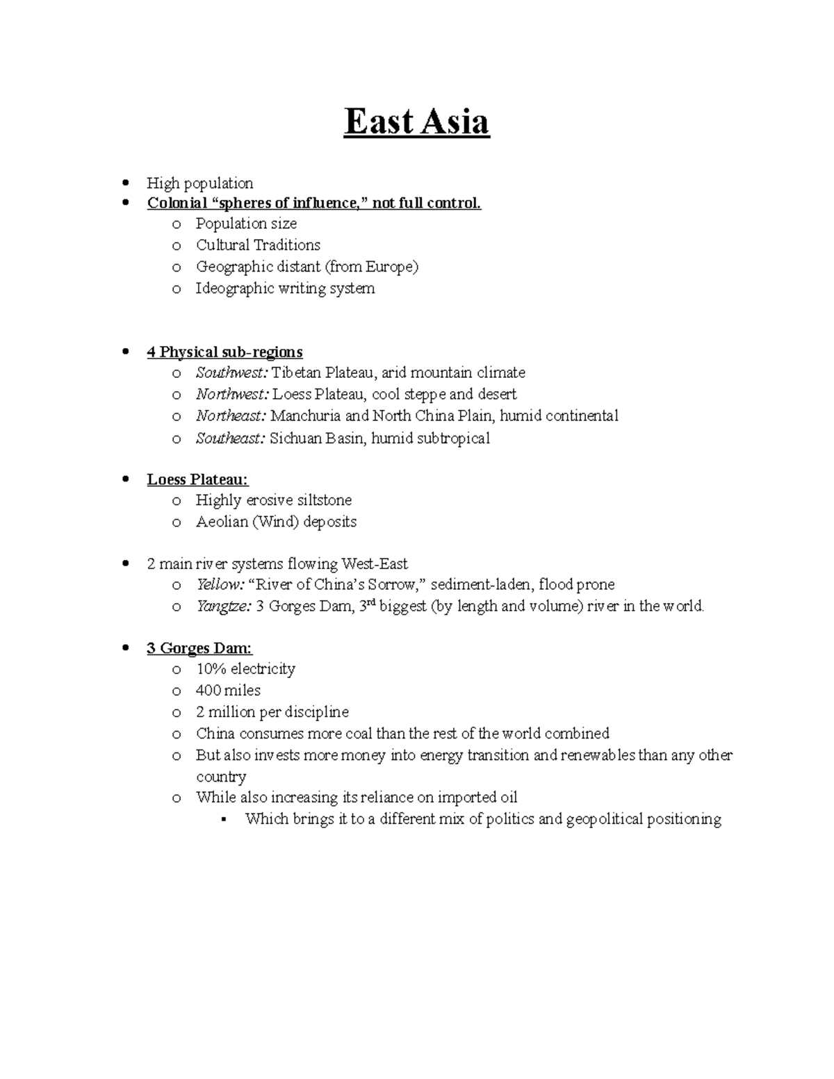 10.) East Asia - Notes on the geography, climate, weather and religion ...