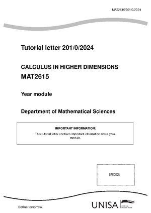 Unisa - University of South Africa - Studocu