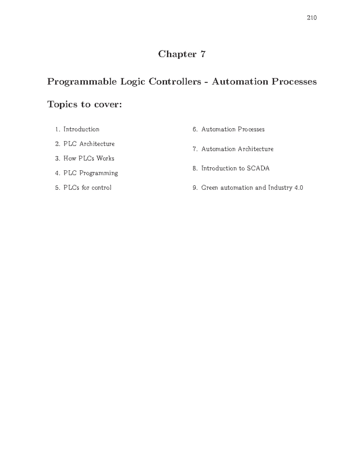 EMAch 7 - Chapter 7/8 - 210 Chapter 7 Programmable Logic Controllers ...