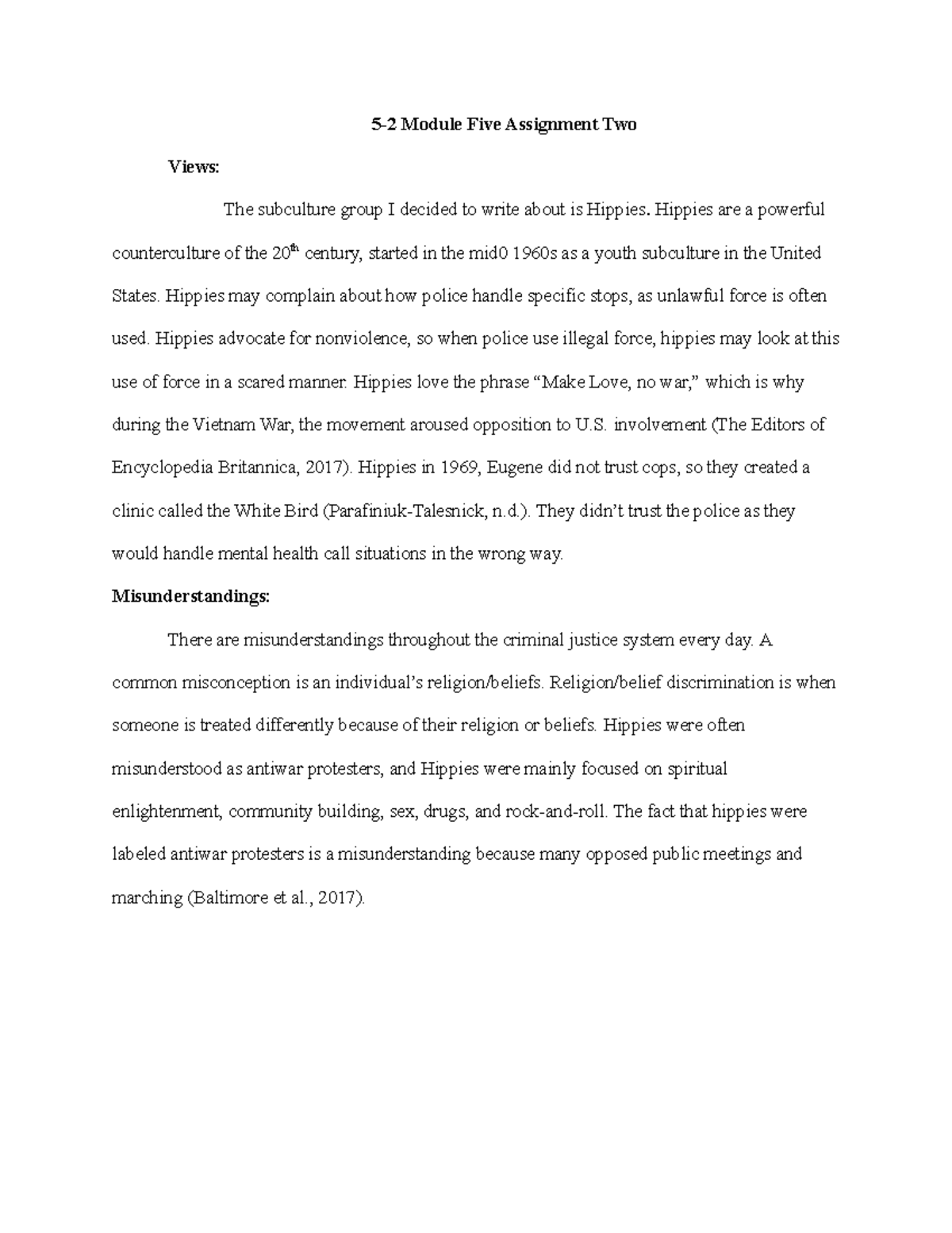 Module 5 assignment Two - 5-2 Module Five Assignment Two Views: The ...
