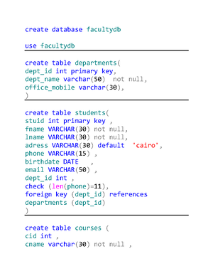 Final DDB - Distributed and Object databases. - Studocu