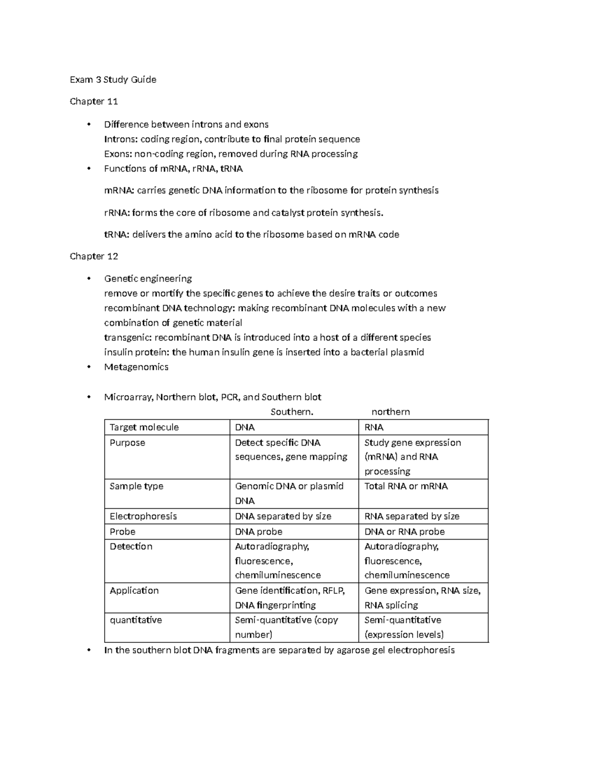 SCB260 Exam 3 Study Guide, Fall I 2023 - Tagged - Exam 3 Study Guide ...