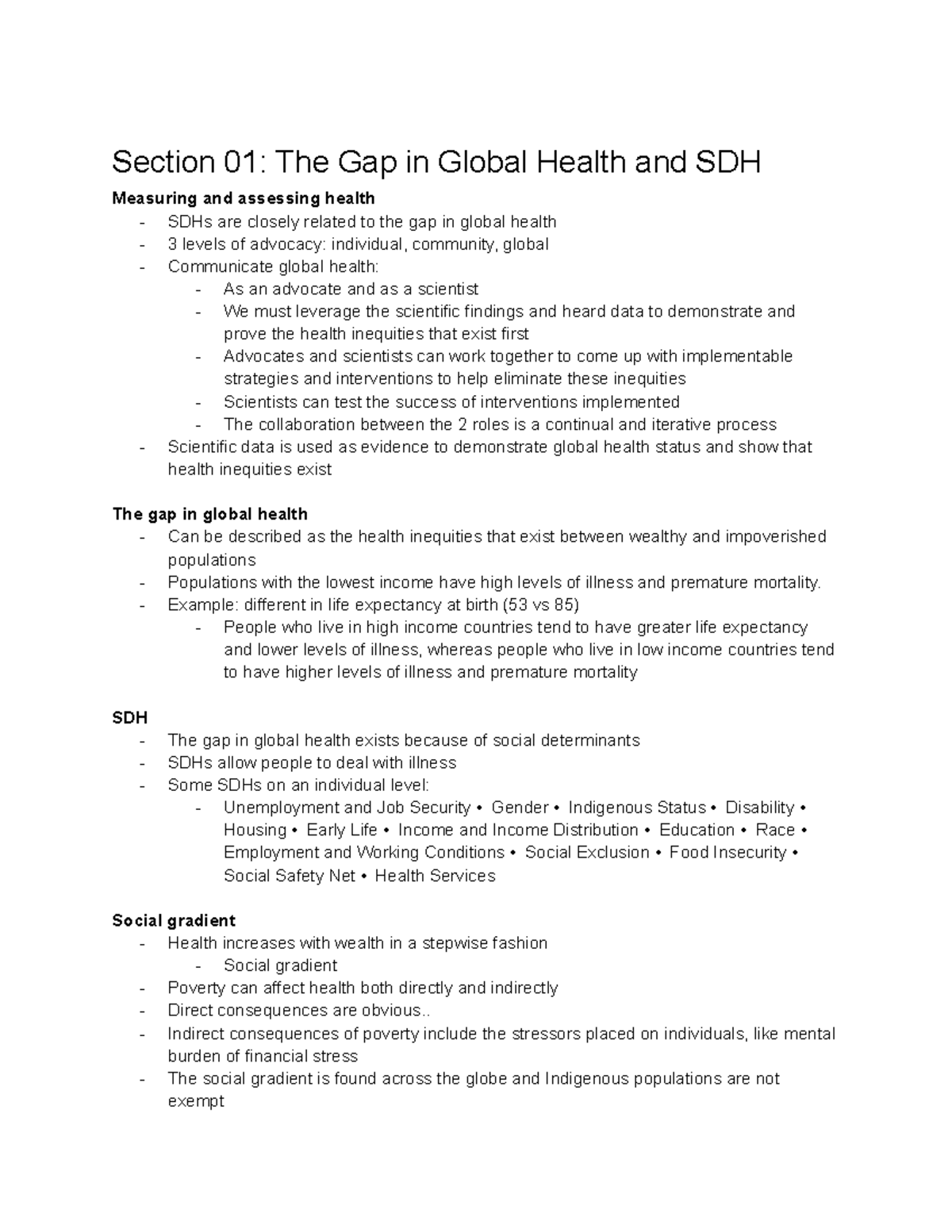04. Closing the gap in health - Section 01: The Gap in Global Health ...