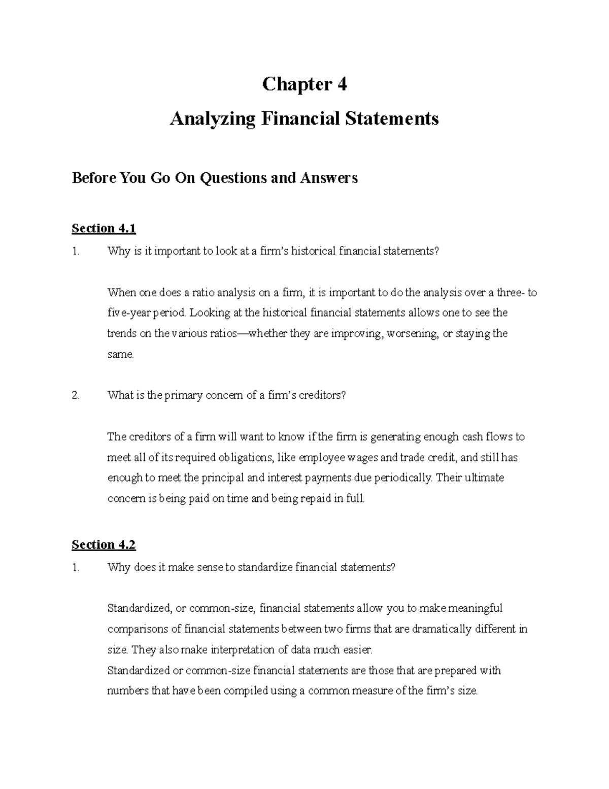 Ch04 baitap - assignment - Chapter 4 Analyzing Financial Statements ...