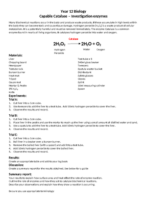 2020 VET lab skills exam report - 2020 VCE VET Laboratory Skills ...
