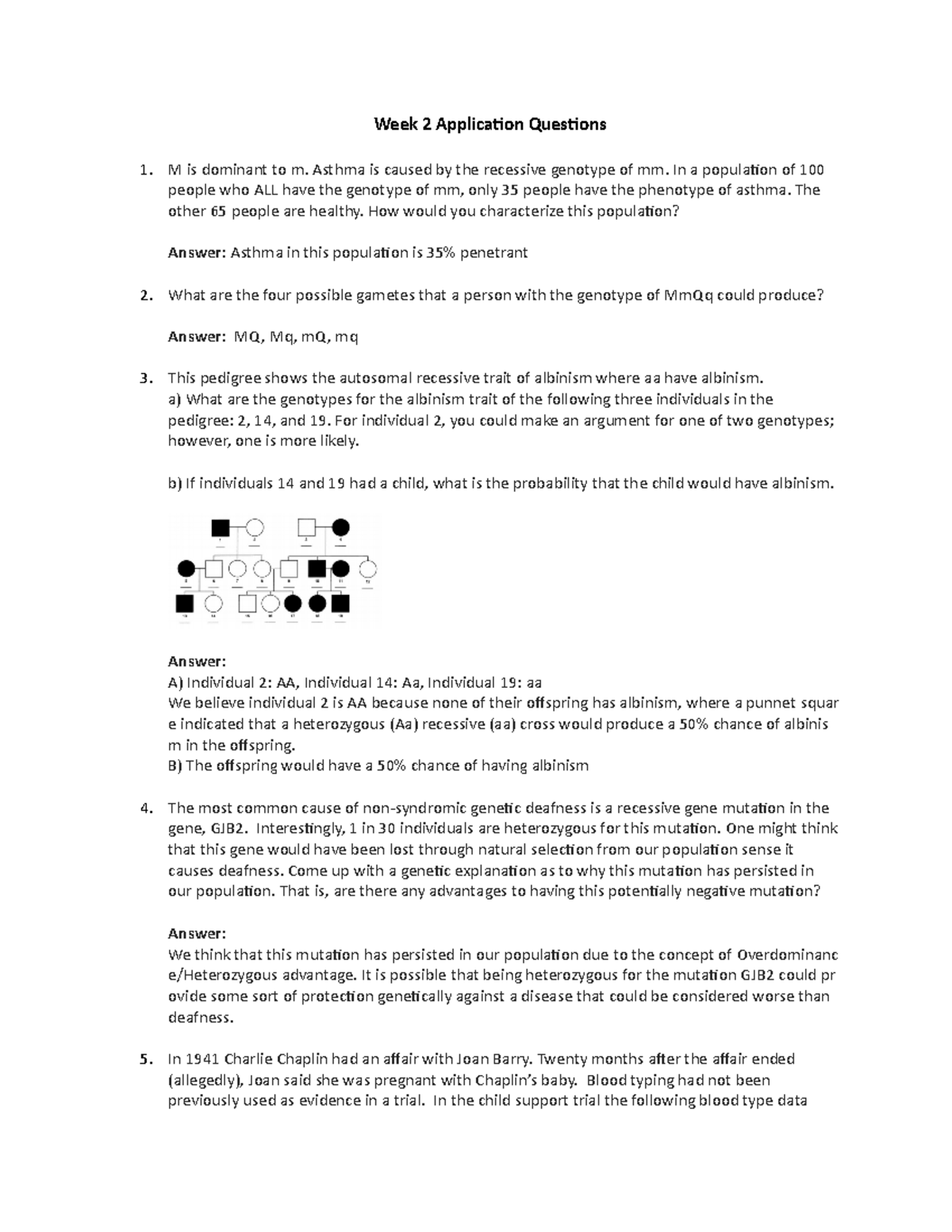 Week 2 Application Questions and Answers - Week 2 Application Questions ...