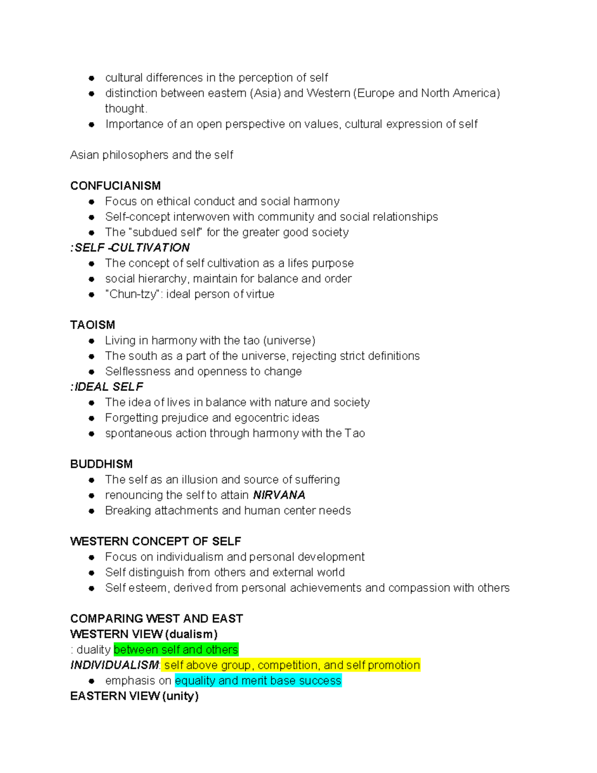 UTS 2nd Prelim - REVIEWER FOR UTS - cultural differences in the ...
