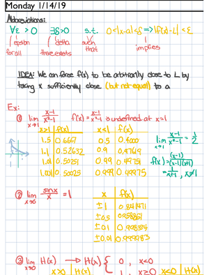 Calculus Cheat Sheet - MATH 1A - Studocu