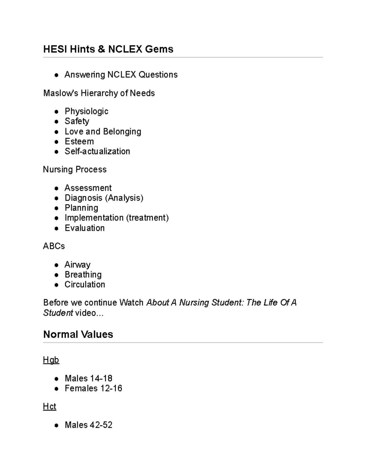 HESI Nclex study guide - helps prepare for hesi - HESI Hints & NCLEX ...