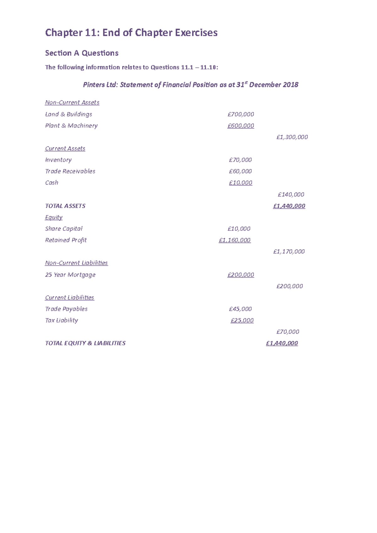 Working Capital Management exam - Chapter 11: End of Chapter Exercises ...