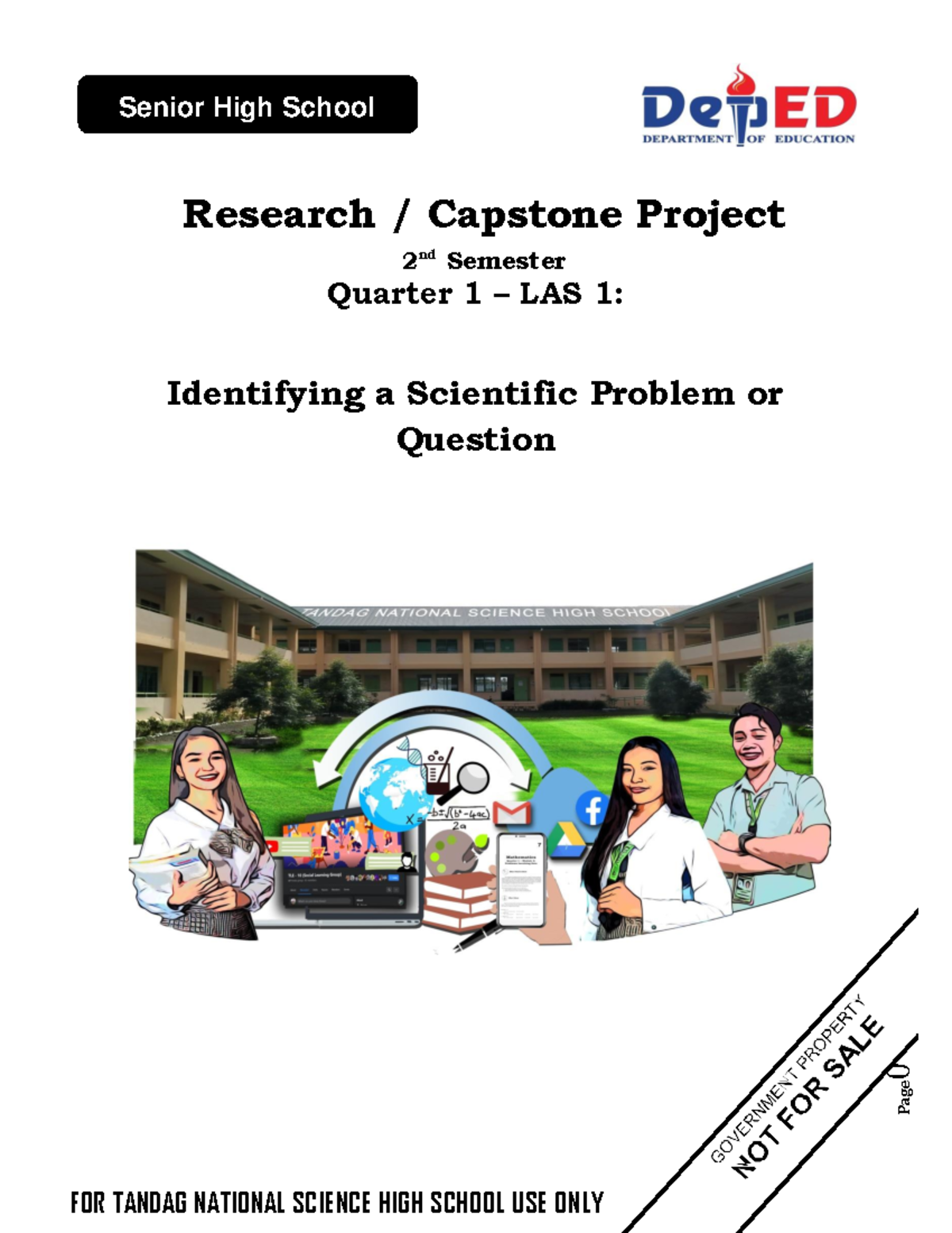 Q3 Week 1 - Research Capstone Project - LAS 1 - Page 0 Research ...