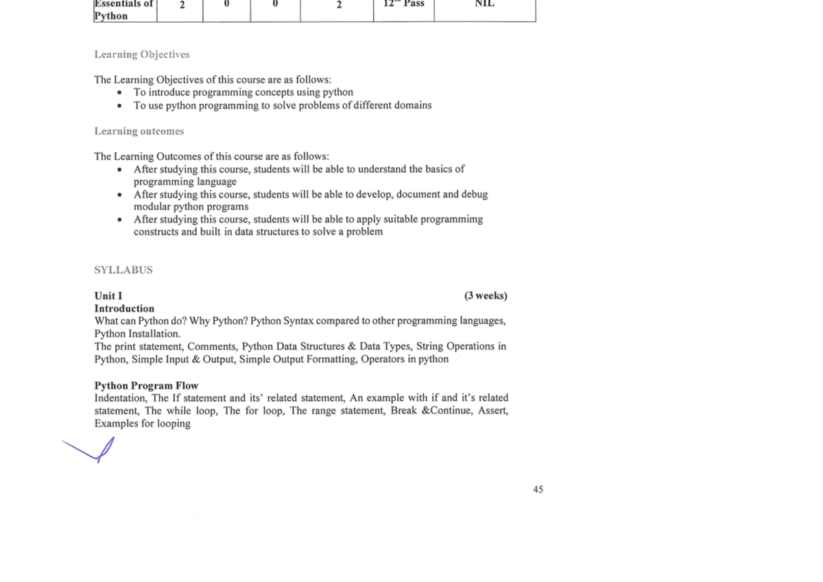 SEC Syllabus - Nice information - EVS (aecc) - Studocu