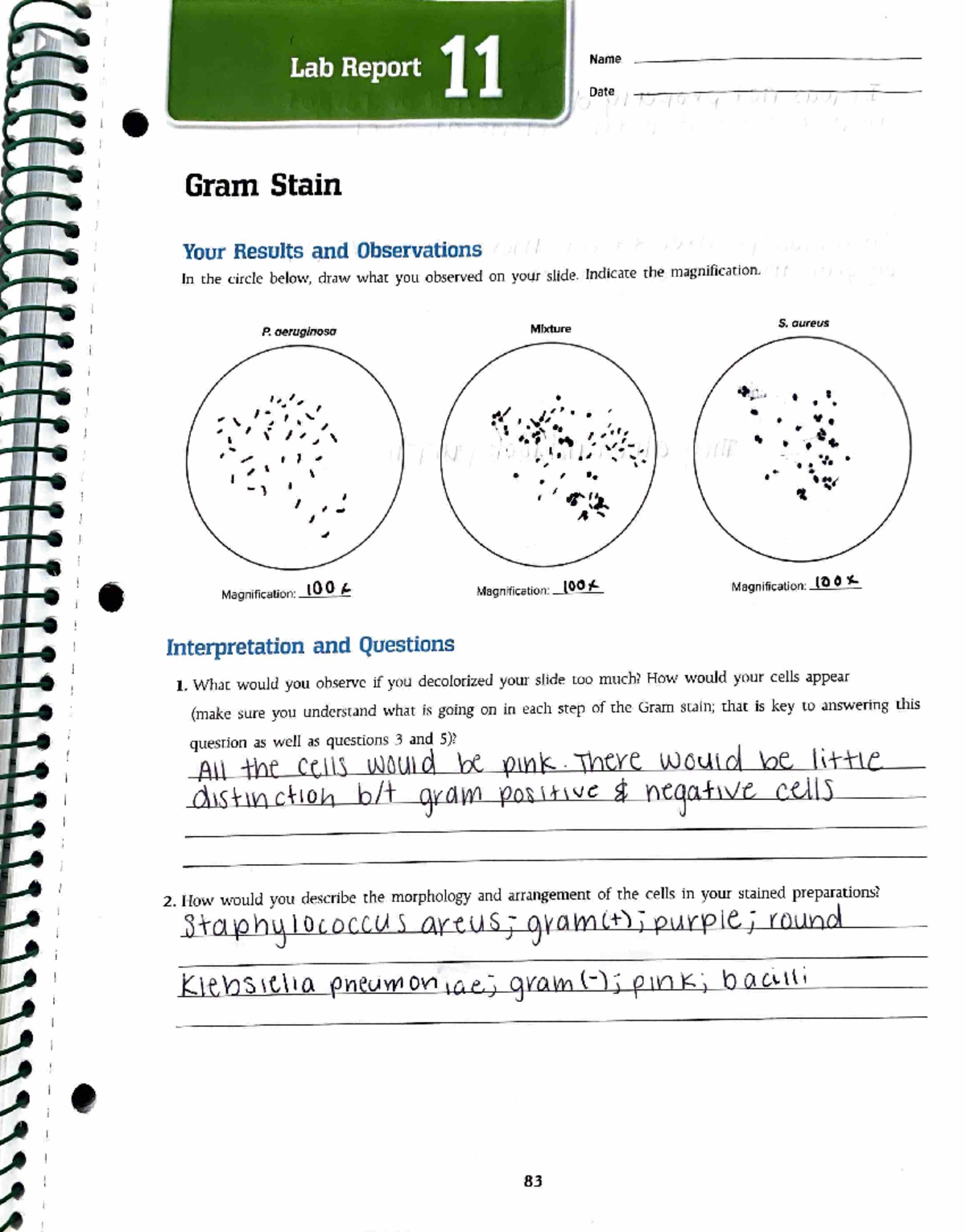 LR 11 - Lab report 11 - BIOL 3880 - Studocu