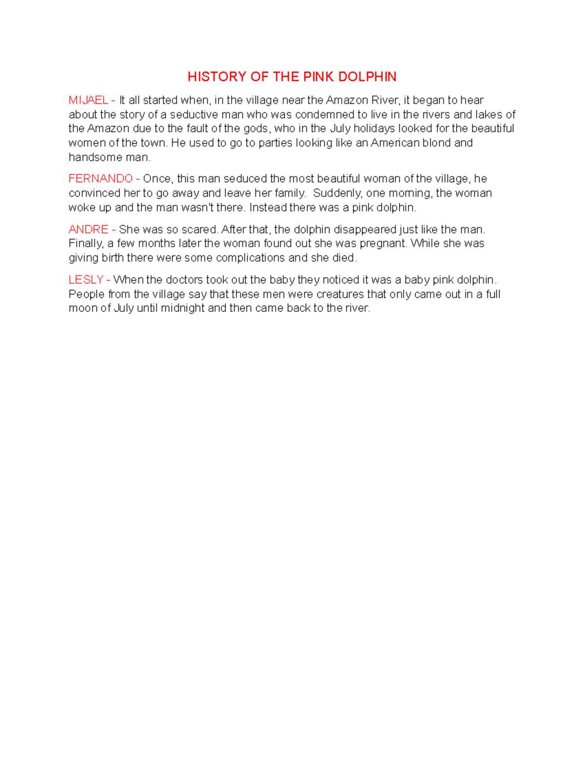 History OF THE PINK Dolphin - HISTORY OF THE PINK DOLPHIN MIJAEL - It ...