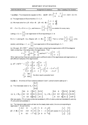 208 tut 3 sols - Tutorial questions and solutions for 2023 Sem 1 - Department of Mathematics ...