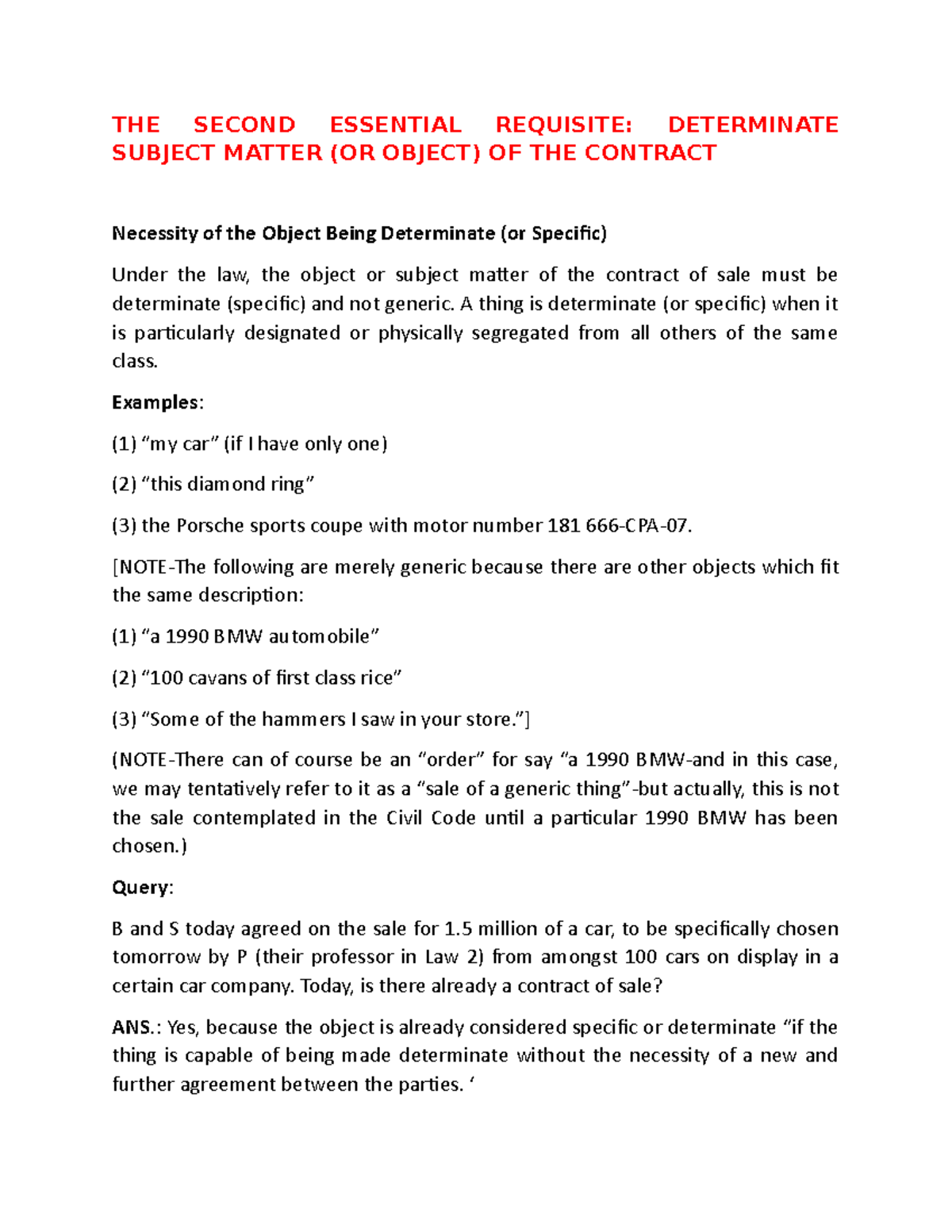 The Second Essential Requisite - THE SECOND ESSENTIAL REQUISITE ...