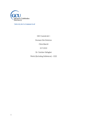GIS Practical 1 Report - GIS Practical 1 Report Sustainable housing ...