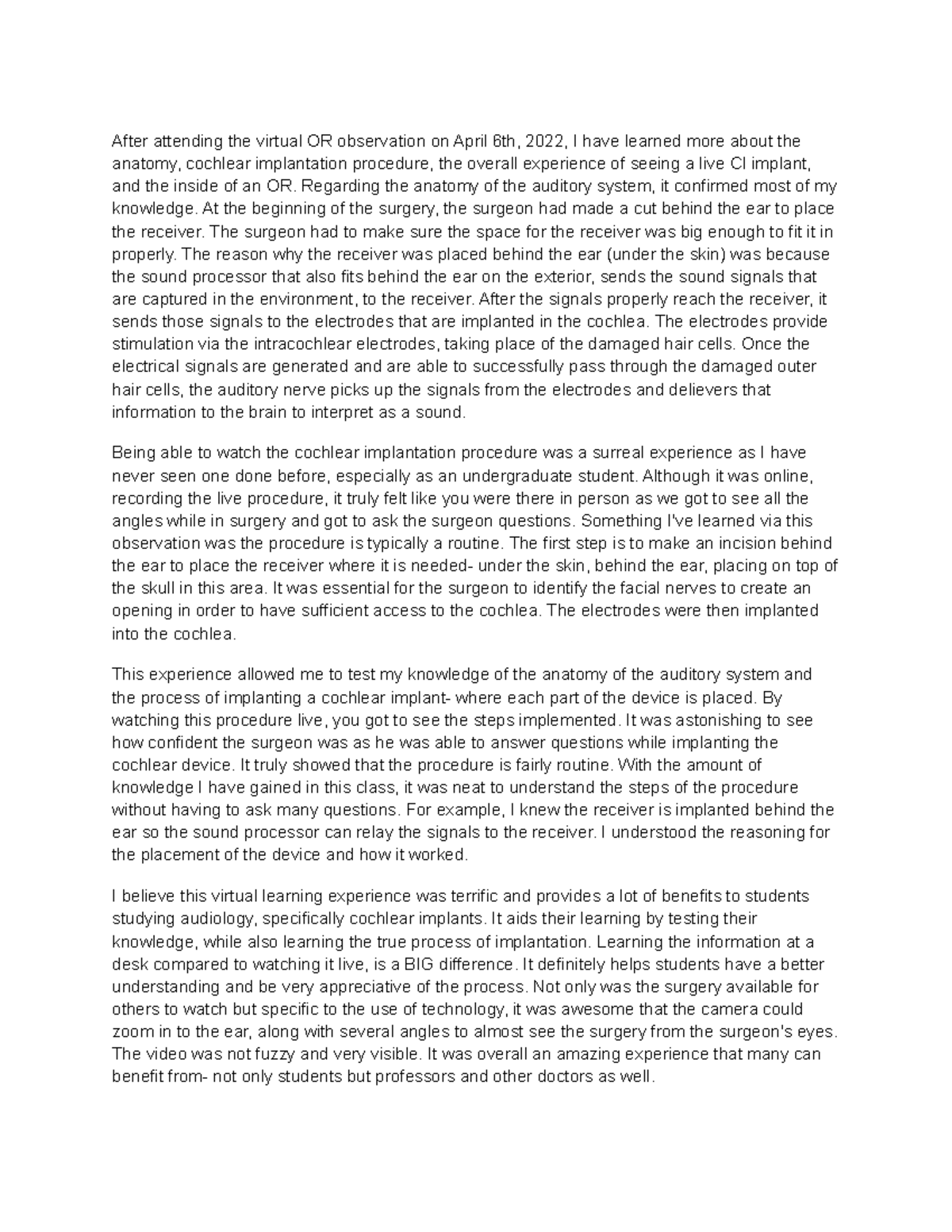 Cochlear Implant OR experience - Deprecated API usage: The SVG back-end ...