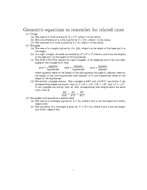 Calculus math - how to calculate formulas basic formulas-54 - Studocu