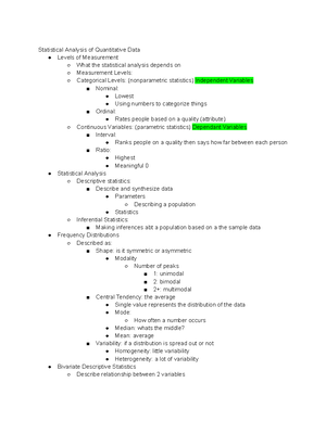 Research Exam 2 - Review of all the information for the exam 2 - Week 5 ...