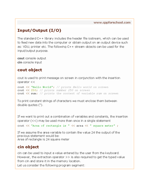 Chapter 6 basic data type - cppforschool Data Handling Basic Data Types ...