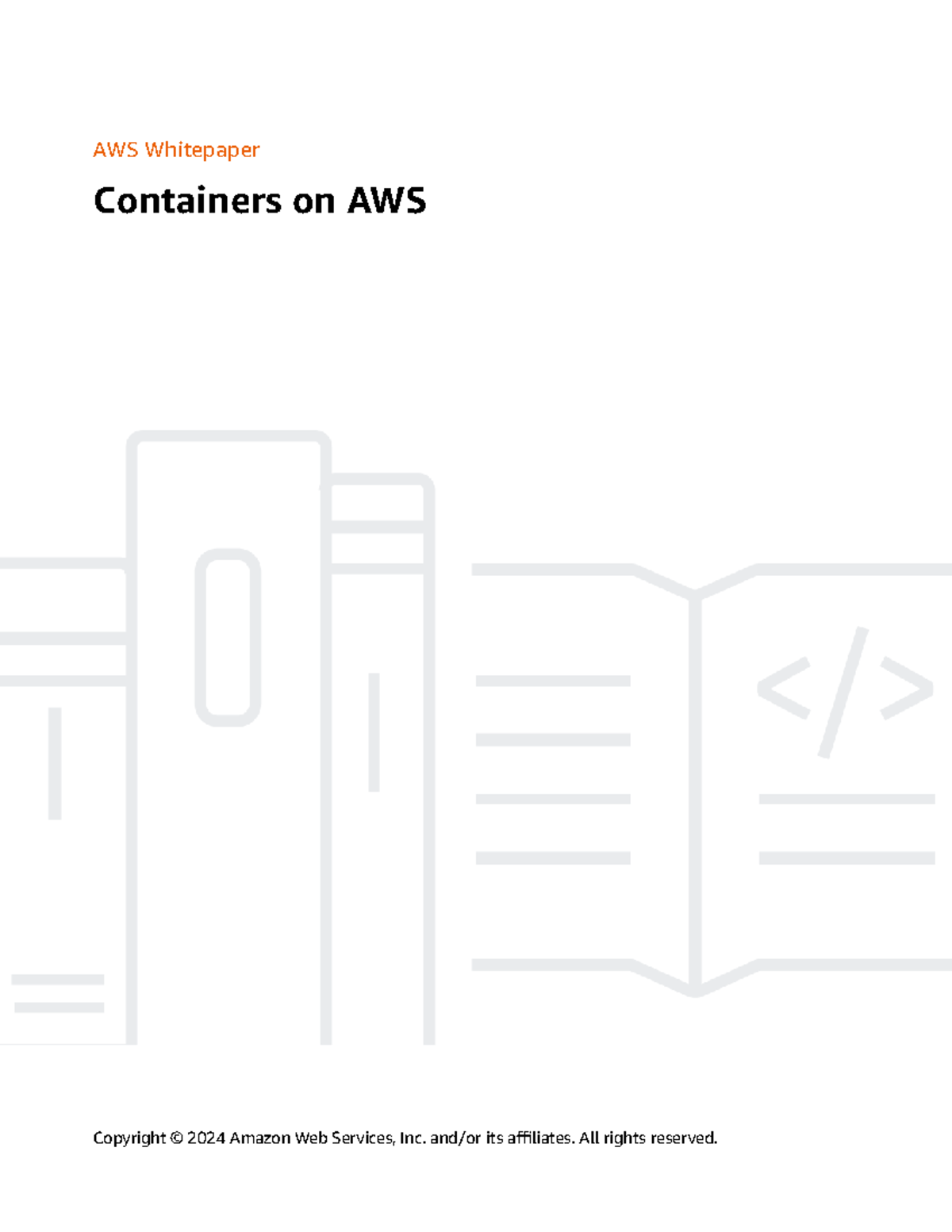 Containers-on-aws - Containers in amazon services - AWS Whitepaper ...