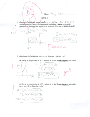 Indefinite vs. Definite Integrals - MATH 2323 - Studocu