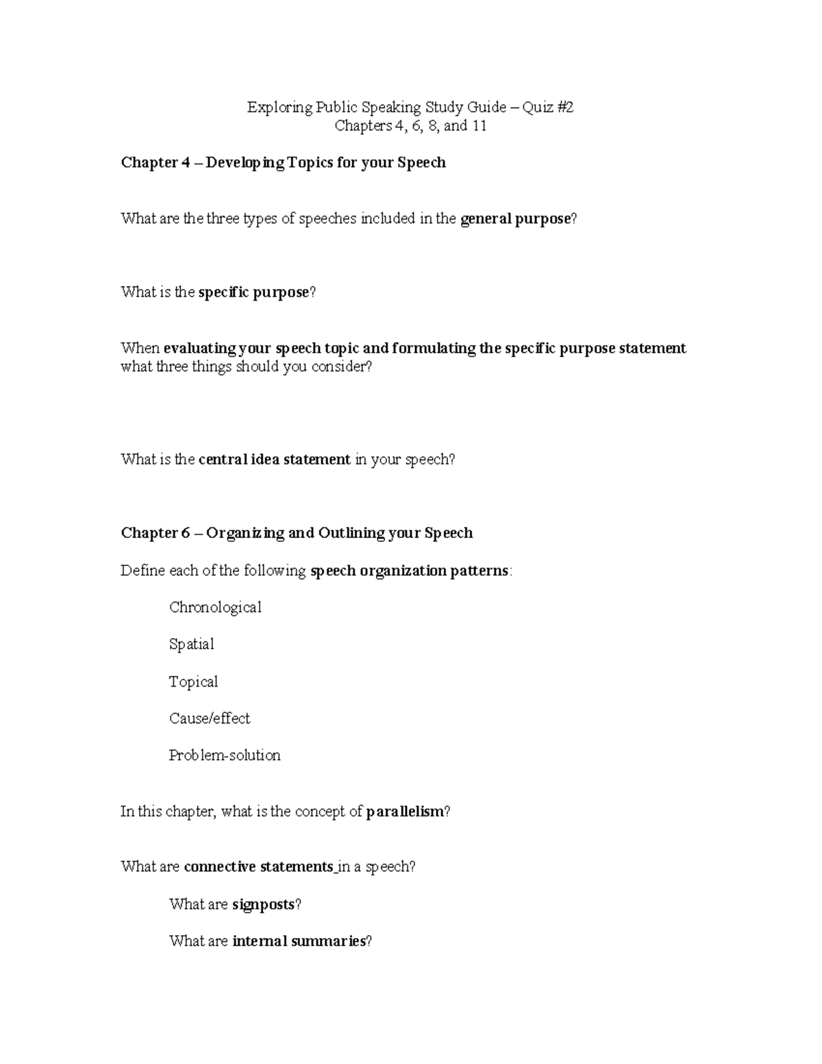 Dalston State Study Guide Quiz #2(1) - Tagged - Exploring Public ...