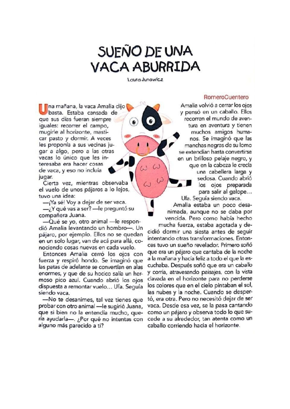 Lecturas De Comprensión 4to Grado Español Studocu