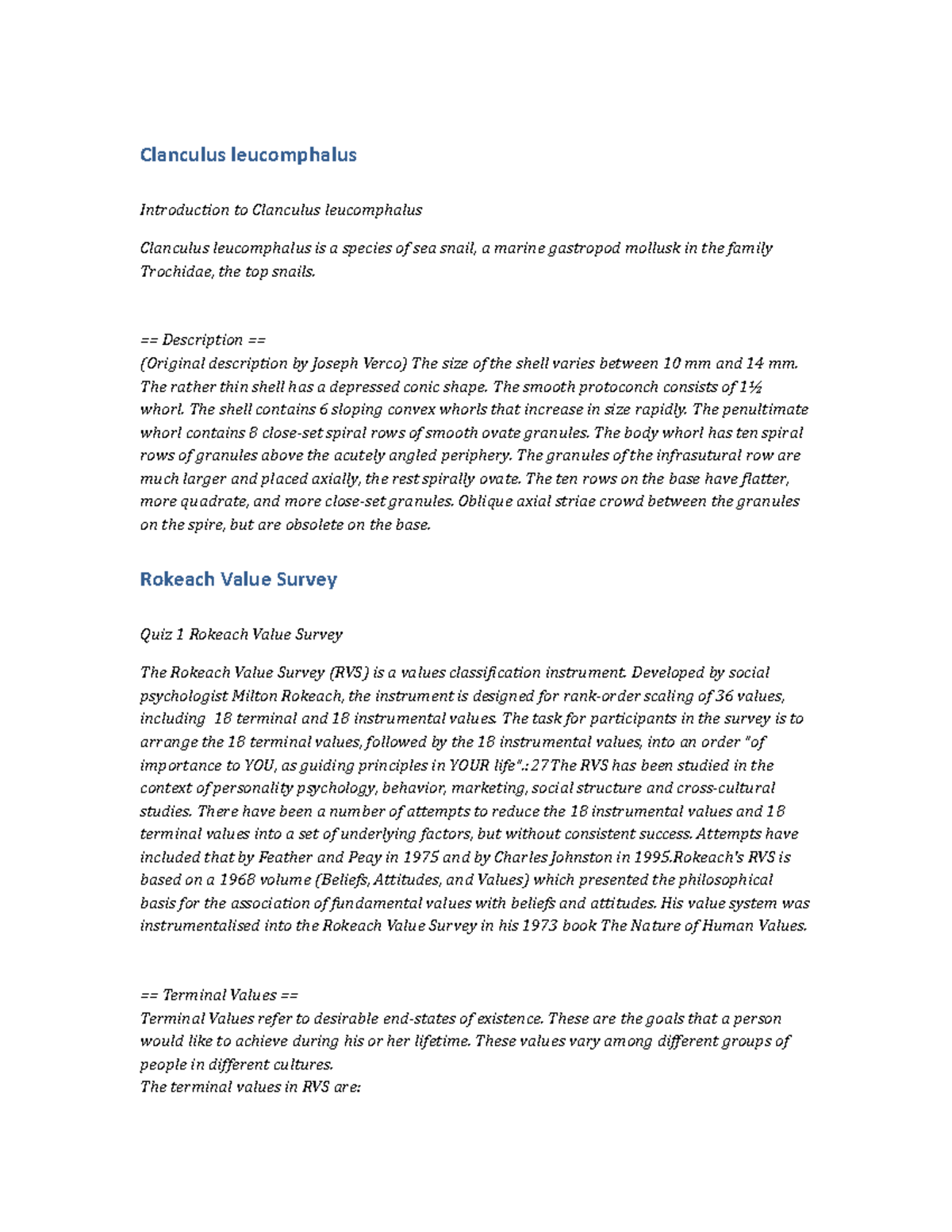 POLS157 Chapter Clanculus leucomphalus - Clanculus leucomphalus Introduction to Clanculus - Studocu