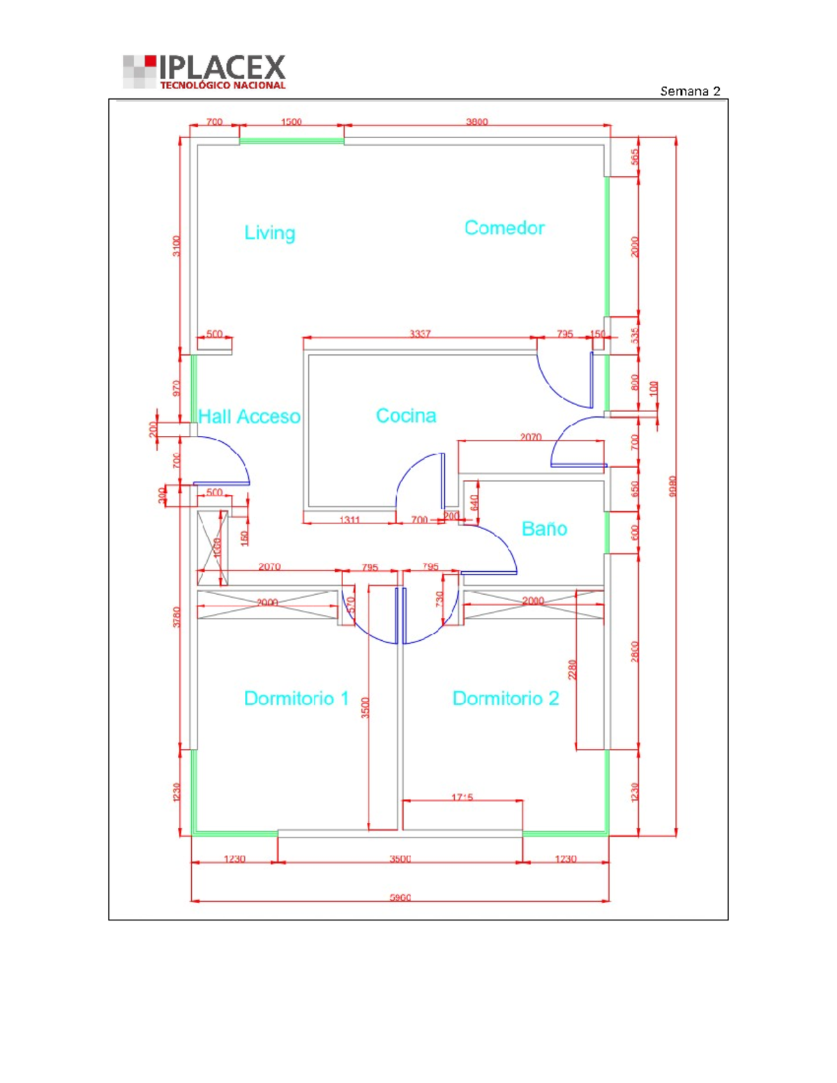 Evaluacion Autocad E1 - eva 1 - Dibujo de planos electricos - IPLACEX ...