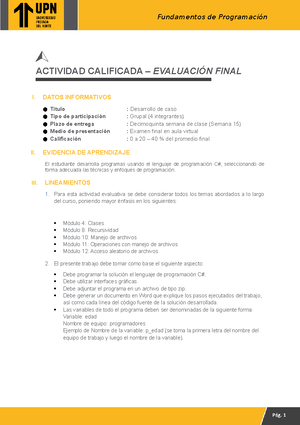 Tarea academica 1 poo - Actividad Semana 12 Docente XXXXXXXX Tema Tarea ...