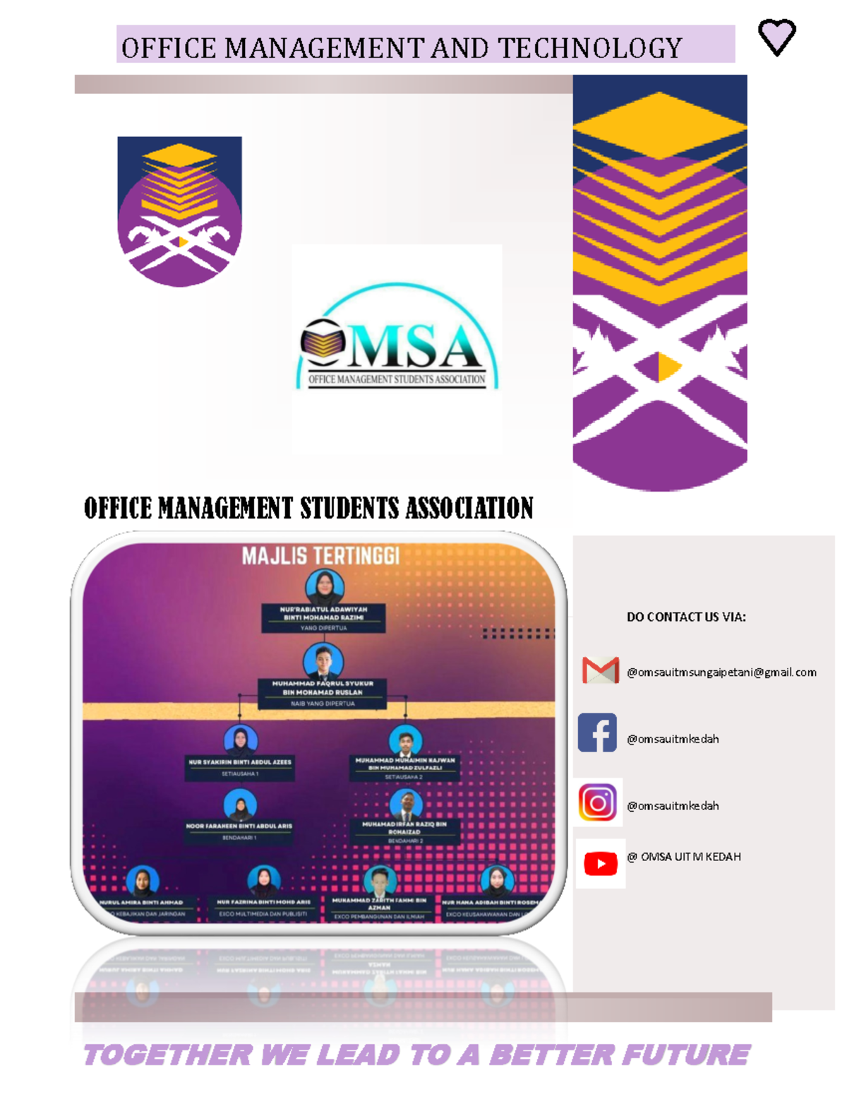 DTP OBM255 Individual Newsletter UMMI - OFFICE MANAGEMENT STUDENTS ...