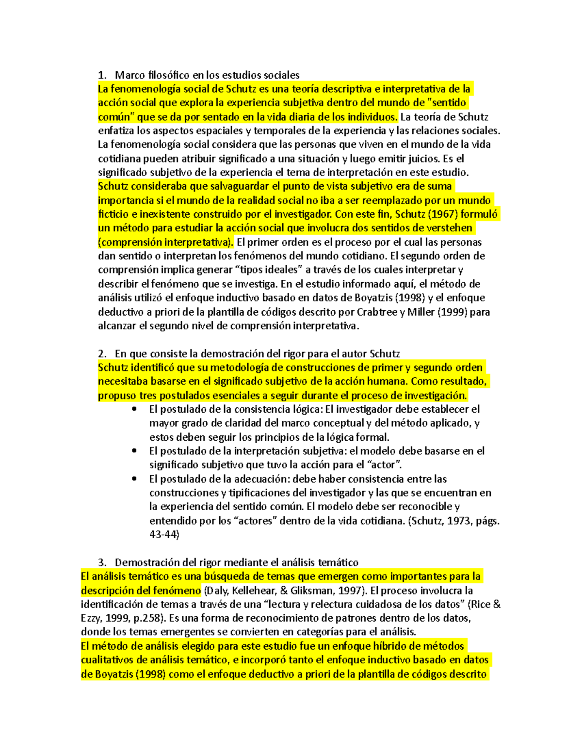 Marco filosófico en los estudios sociales - Marco filosófico en los ...