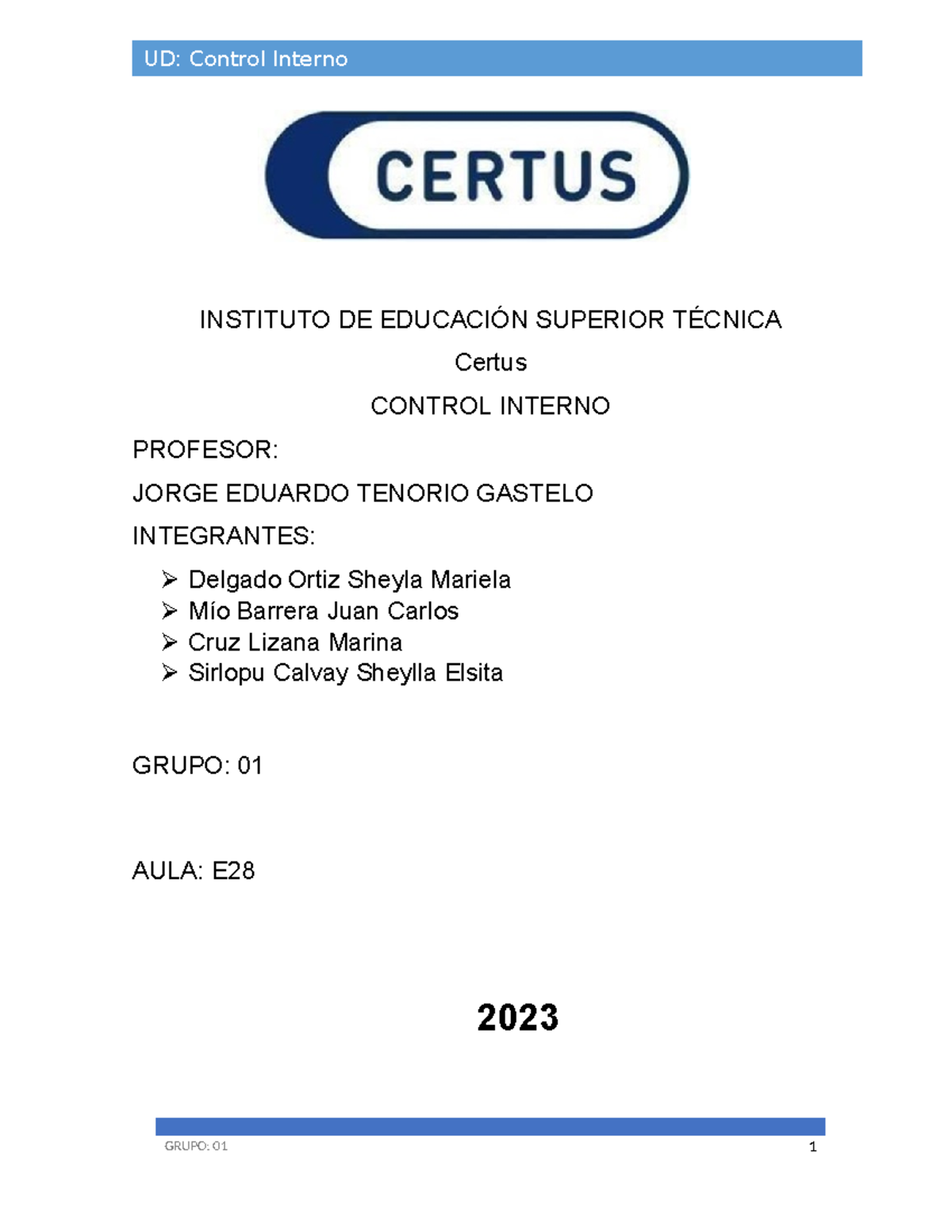 AA2 E28 Delgaldo Sirlopu MIO CRUZ - INSTITUTO DE EDUCACIÓN SUPERIOR ...