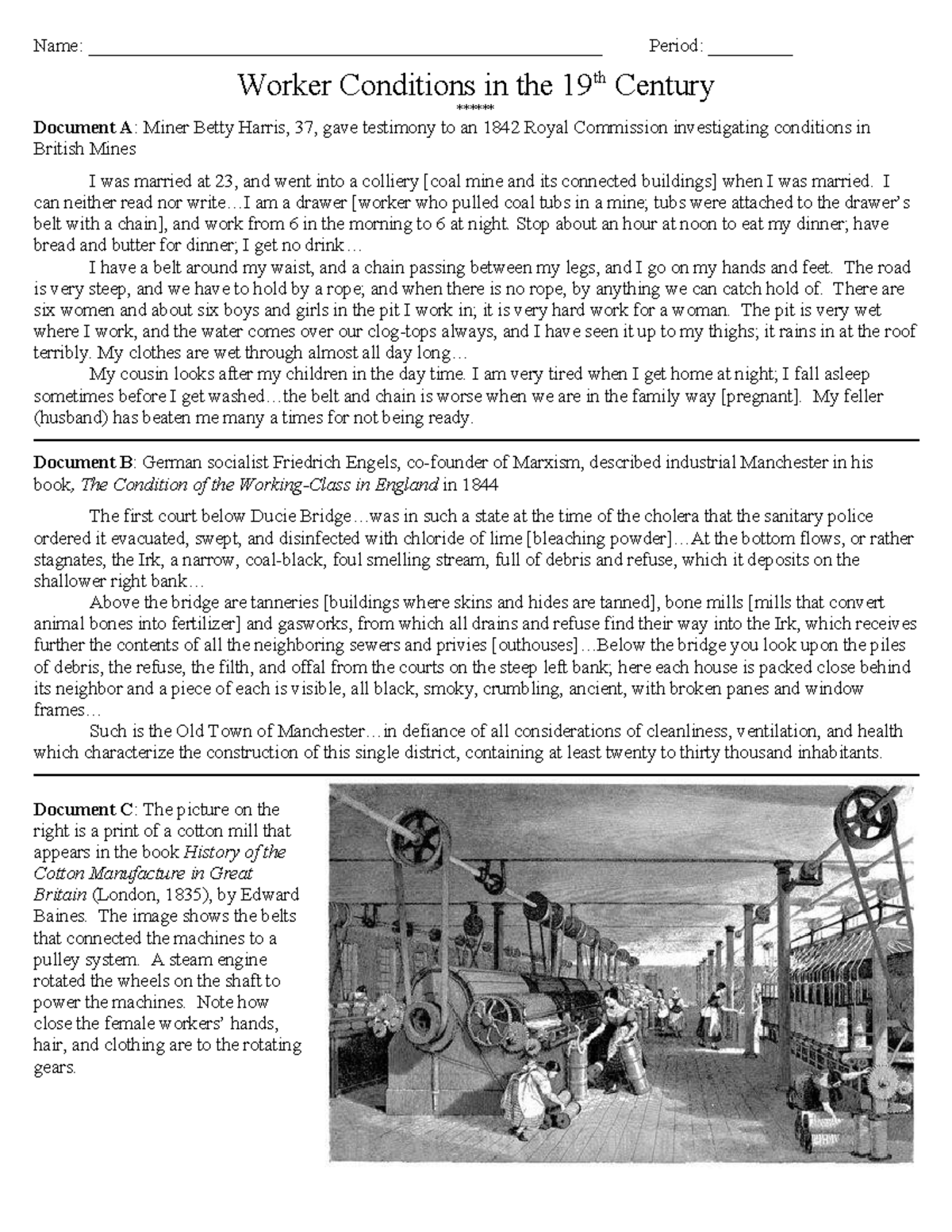 Ethan Kullback - Copy of Working Conditionsduring Industrial Revolution ...