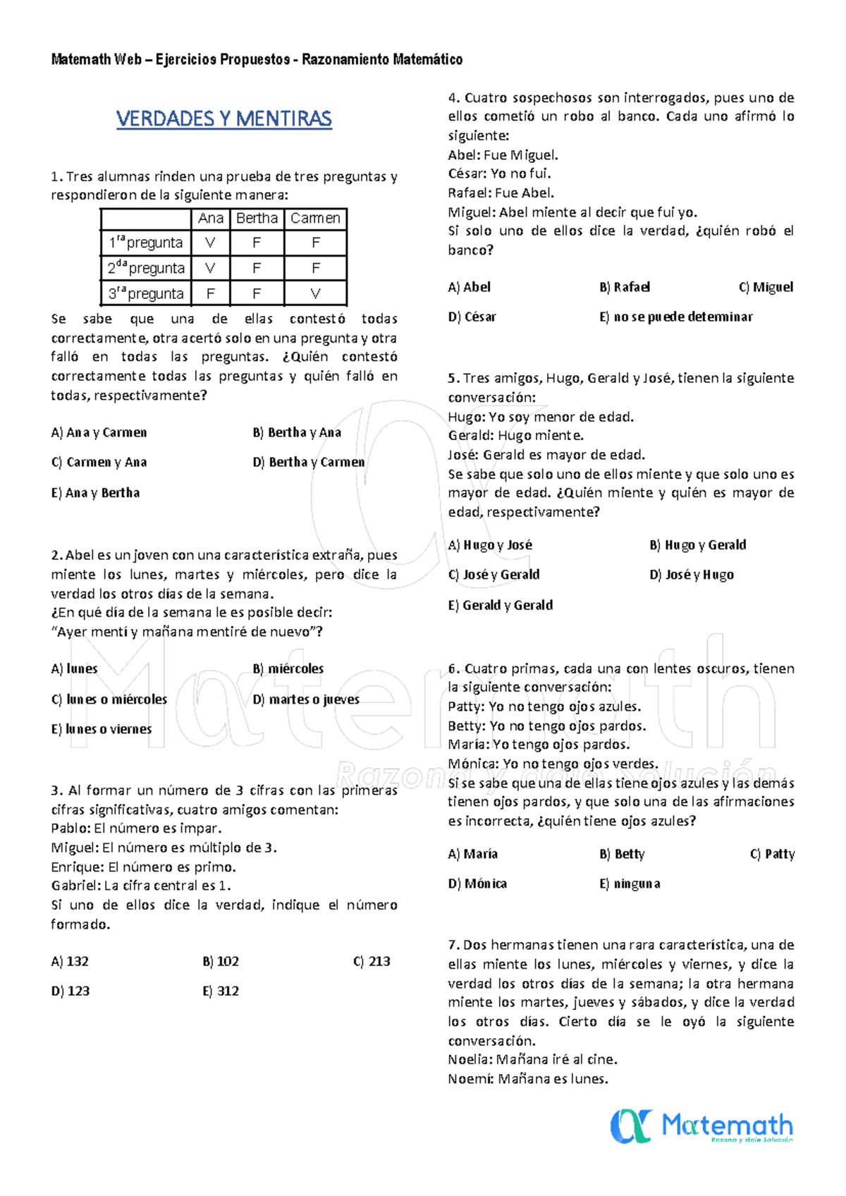 Verdades+y+mentiras+-+Nivel+3+-+Parte+1 - Matemath Web – Ejercicios ...