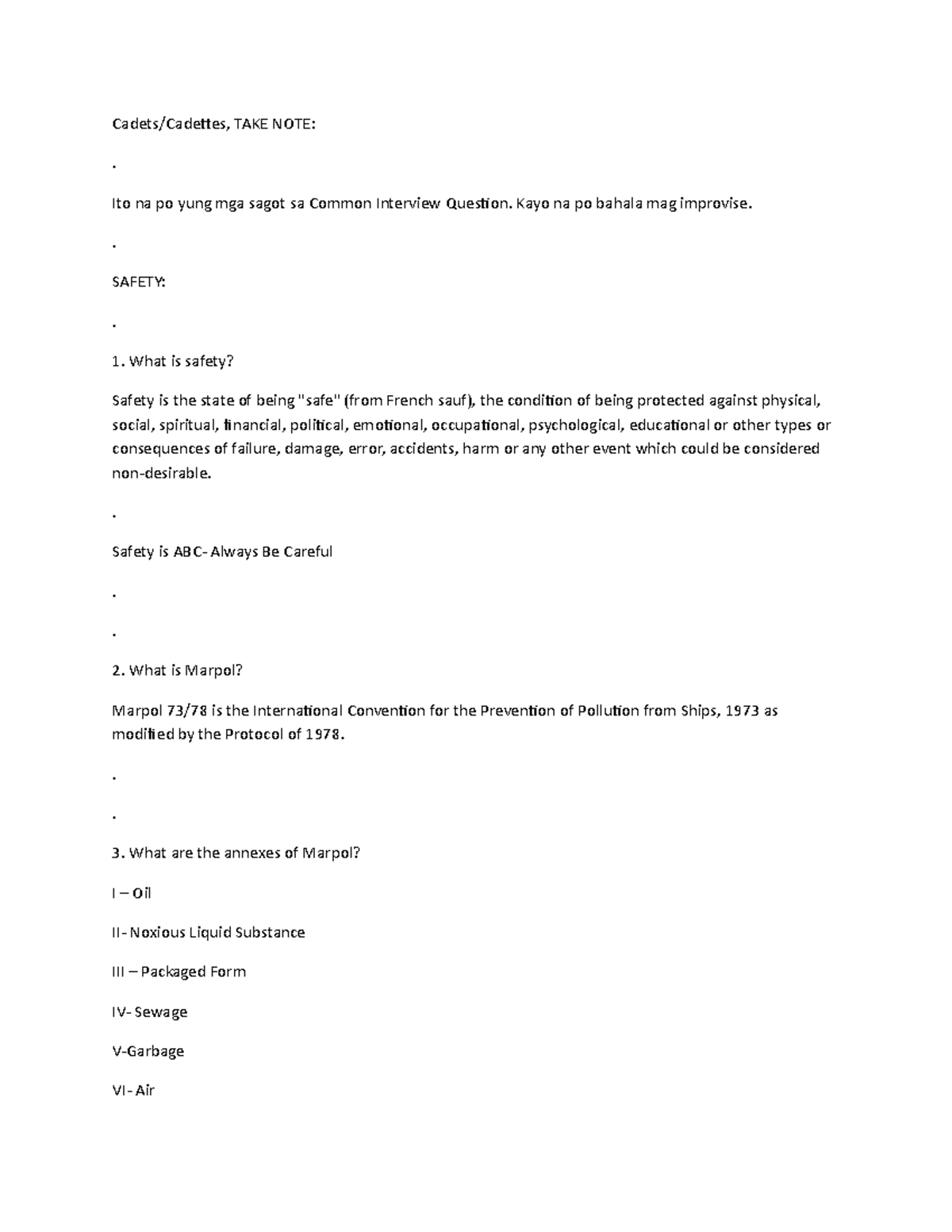 Cadets Cadettes - DESCRIPTION - Cadets/Cadetes, TAKE NOTE: . Ito na po ...